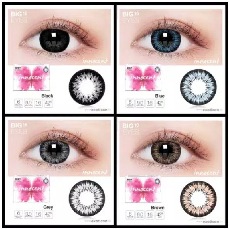 Jual Soflens newbluk gray / blue / brown/ innocent gray | Shopee Indonesia