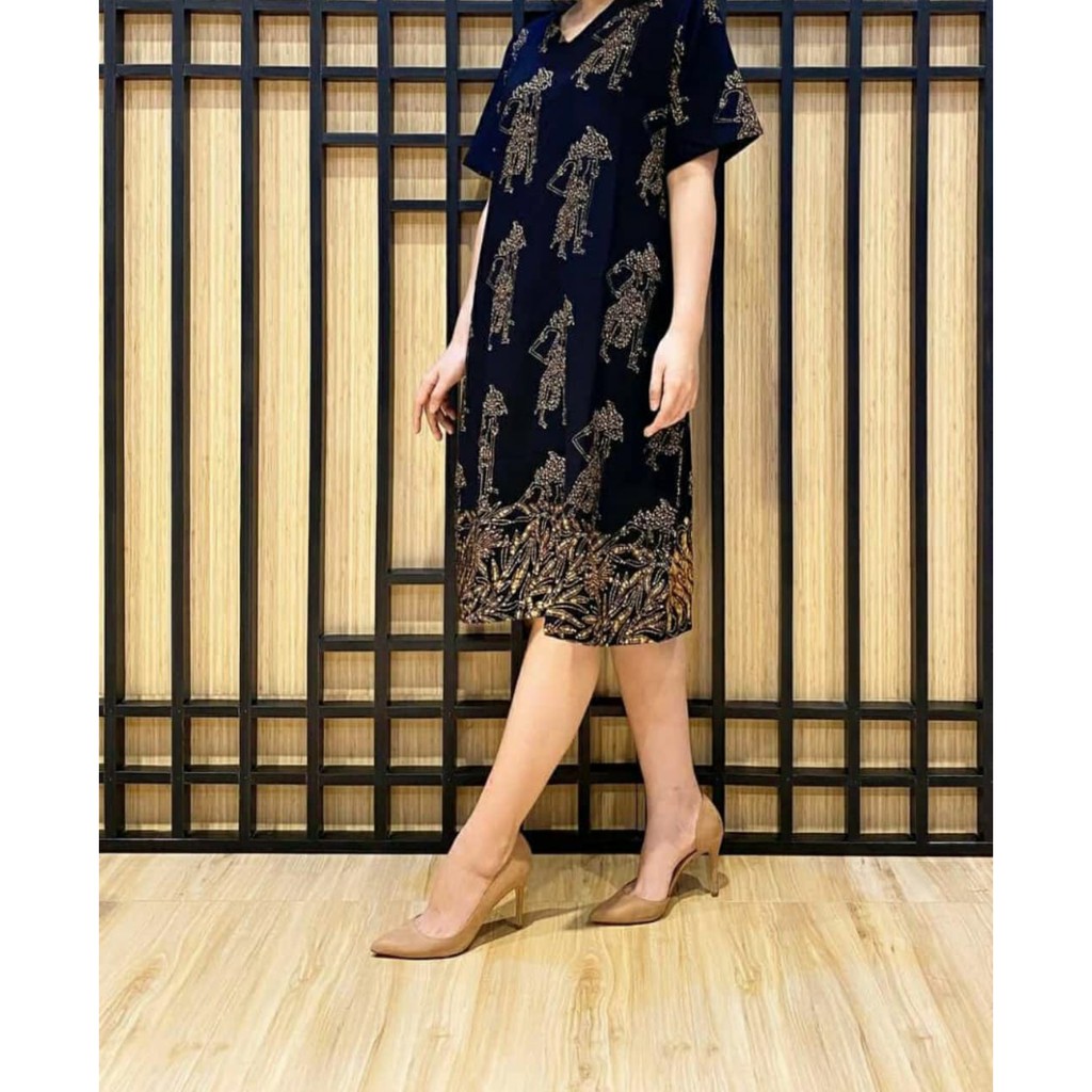 Jual DRESS BATIK, DRESS BATIK WAYANG, DRESS BATIK MOTIF WAYANG | Shopee ...