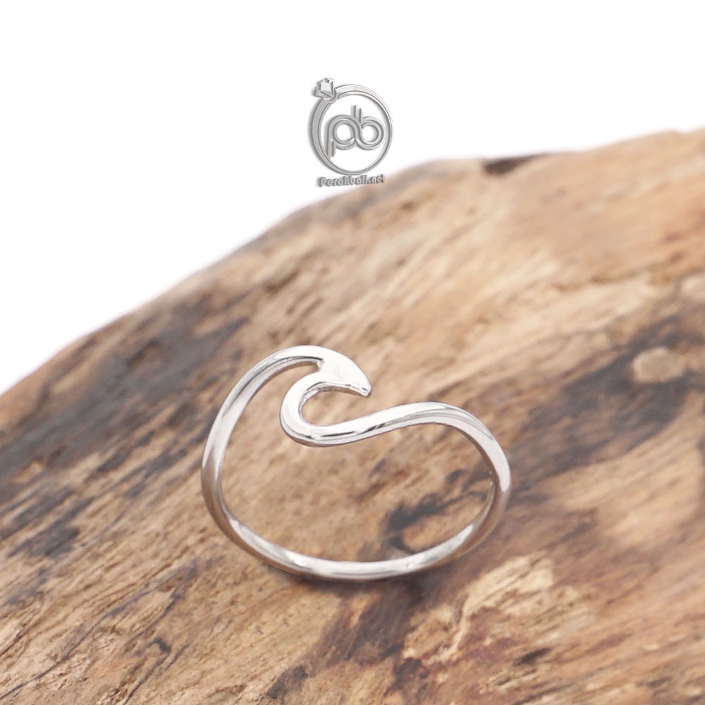 Jual Cincin Perak Bali Silver 925 Ring Motif Ombak Kecil | Shopee Indonesia