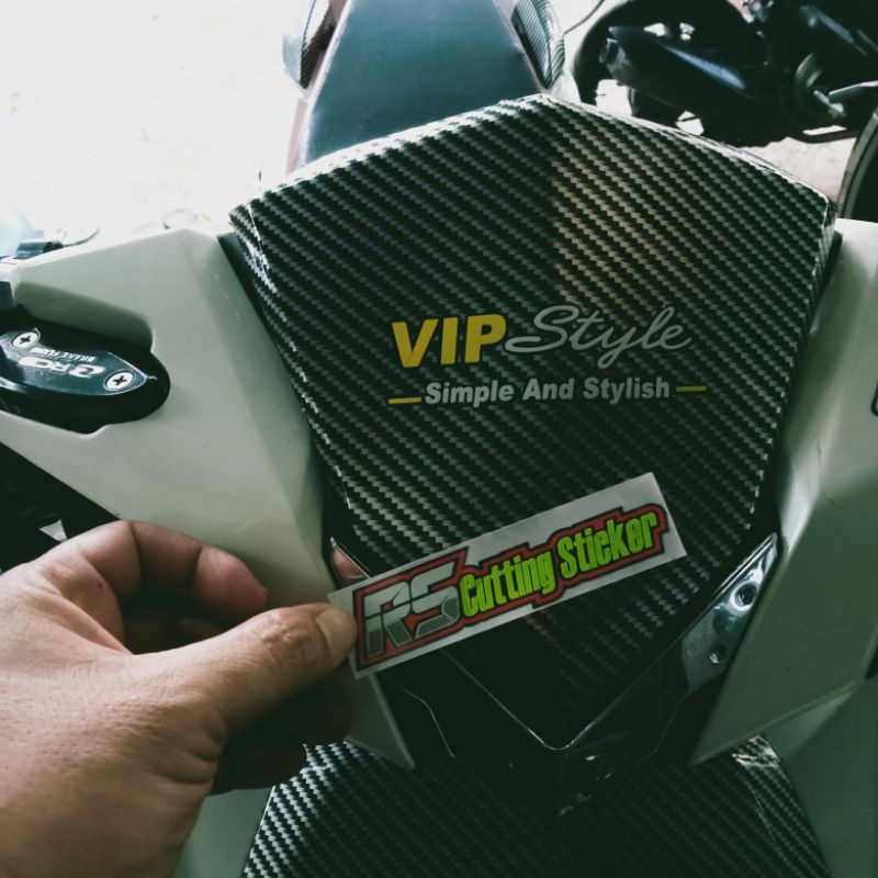 Jual STICKER CUTTING VIP STYLE 10 X 3,5 | Shopee Indonesia