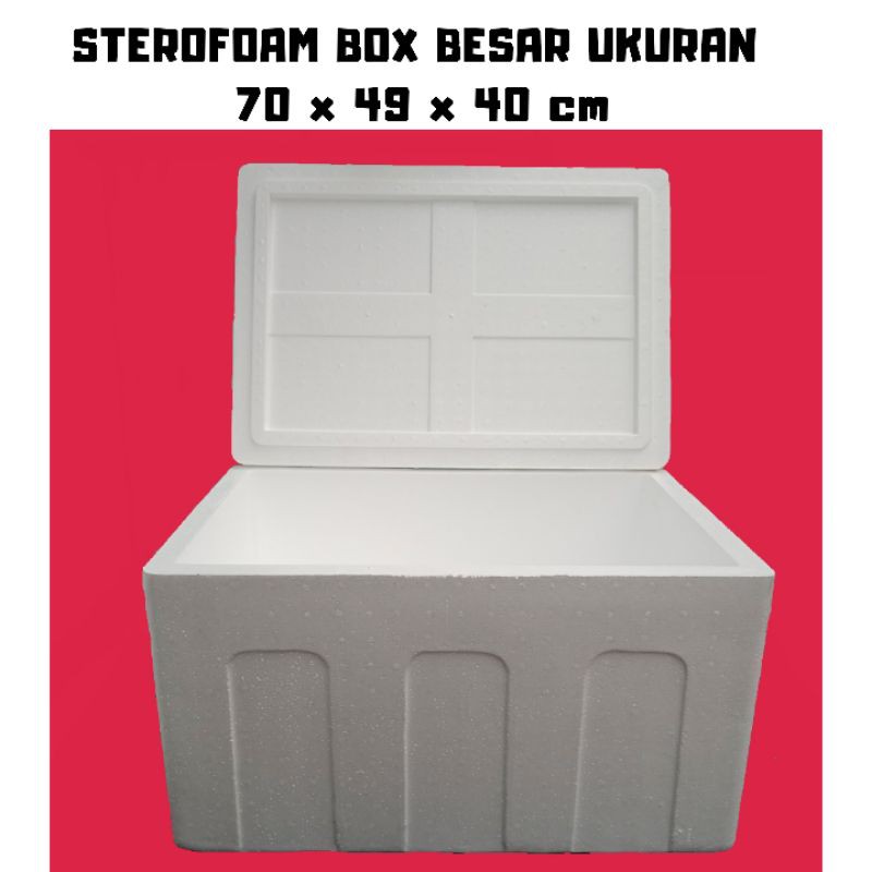 Jual STEROFOAM BOX 60 Kg ukuran 70 x 49 x 40 cm | Shopee Indonesia