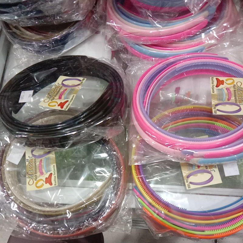 Jual bando plastik polos Marcella isi 12pch/selusin | Shopee Indonesia