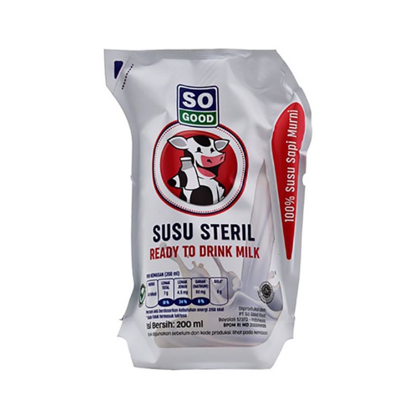 Jual Real Good So Good Susu Steril baru susu UHT Sereal Coklat ...