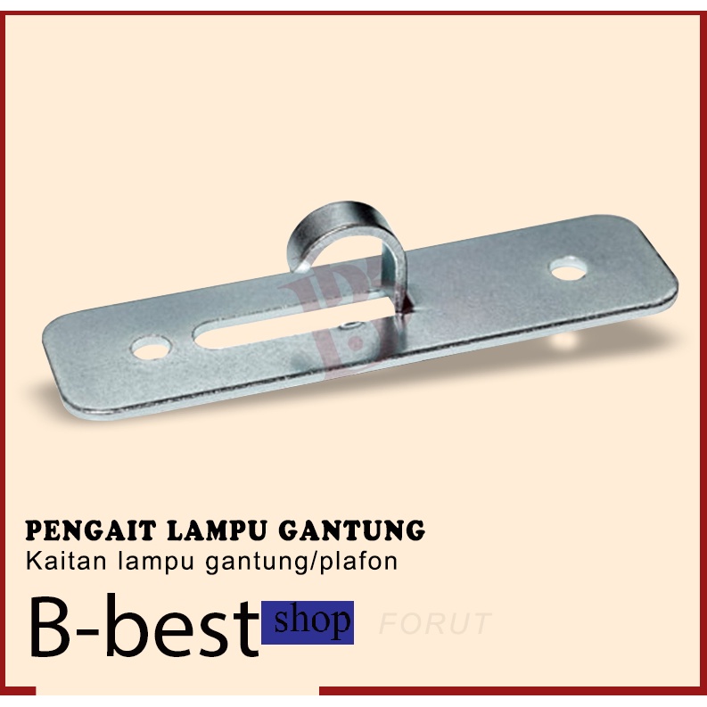 Jual Pengait Lampu Gantung / Plafon Kaitan baja untuk lampu gantung ...