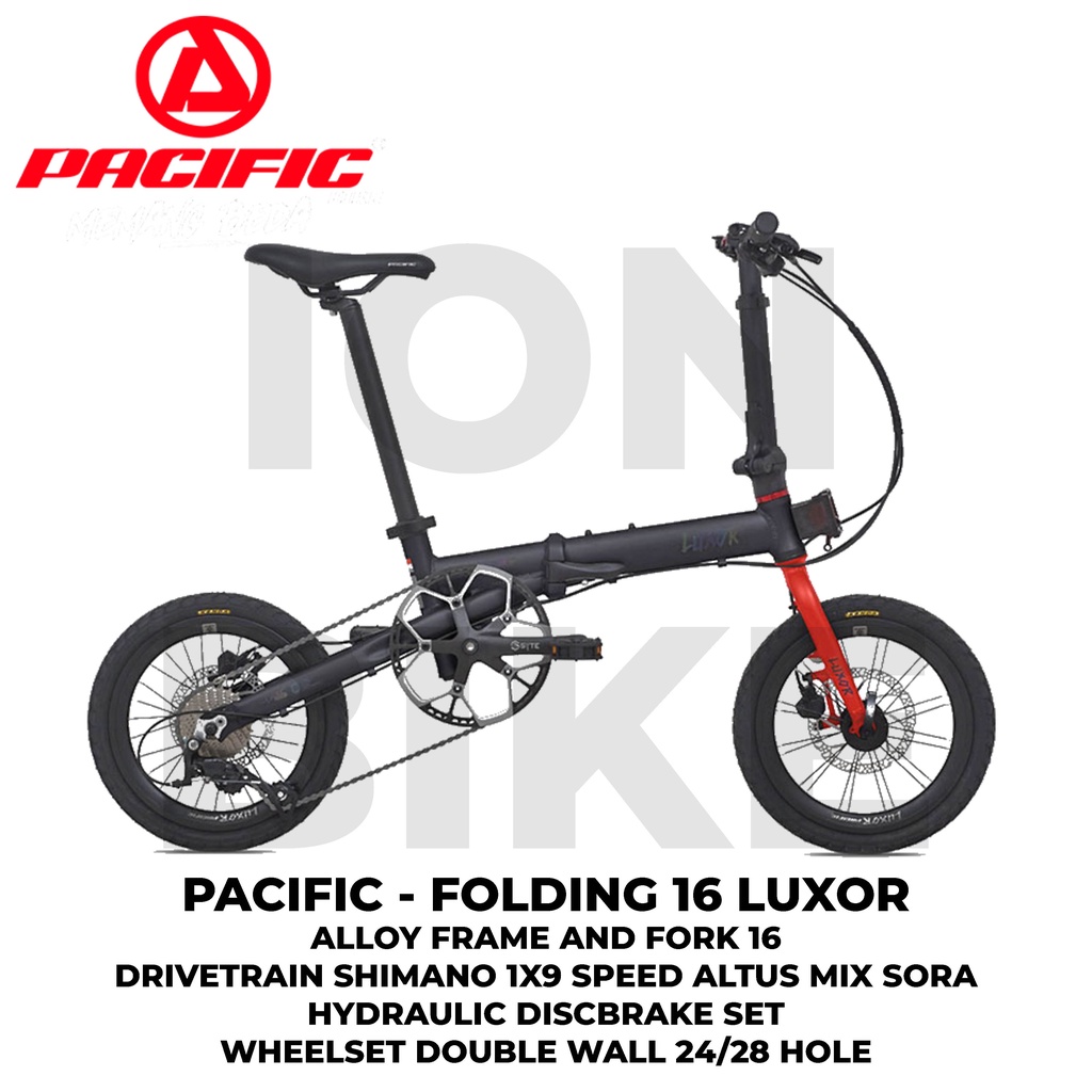 Jual Sepeda Lipat 16 Pacific Luxor Terbaru Seli 9 Speed Murah Simple ...