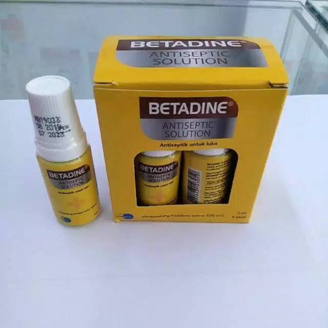 Jual Betadine antiseptic solution 5ml | Shopee Indonesia