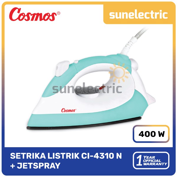 Jual Cosmos CI-4310 N Setrika Kering / Iron Non Stick Soleplate Anti ...