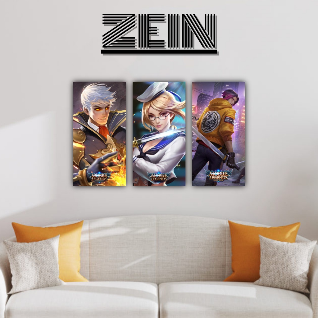 Jual Mobile Legends Wall decor Dekorasi Hiasan Pajangan Dinding Kamar ...