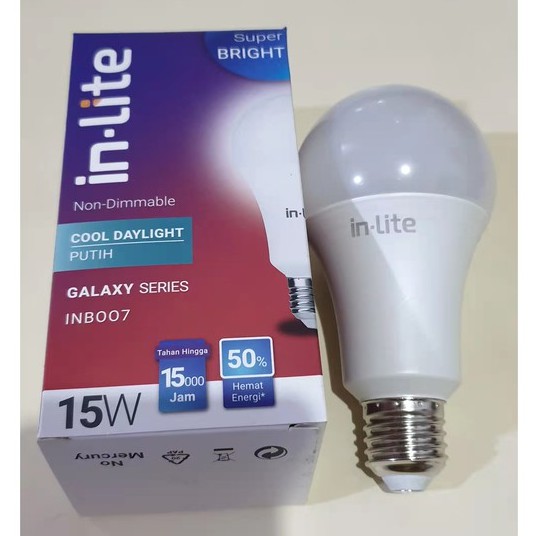 Jual Lampu in lite LED Bulb 15 watt (Cool Daylight/Putih) | Shopee Indonesia