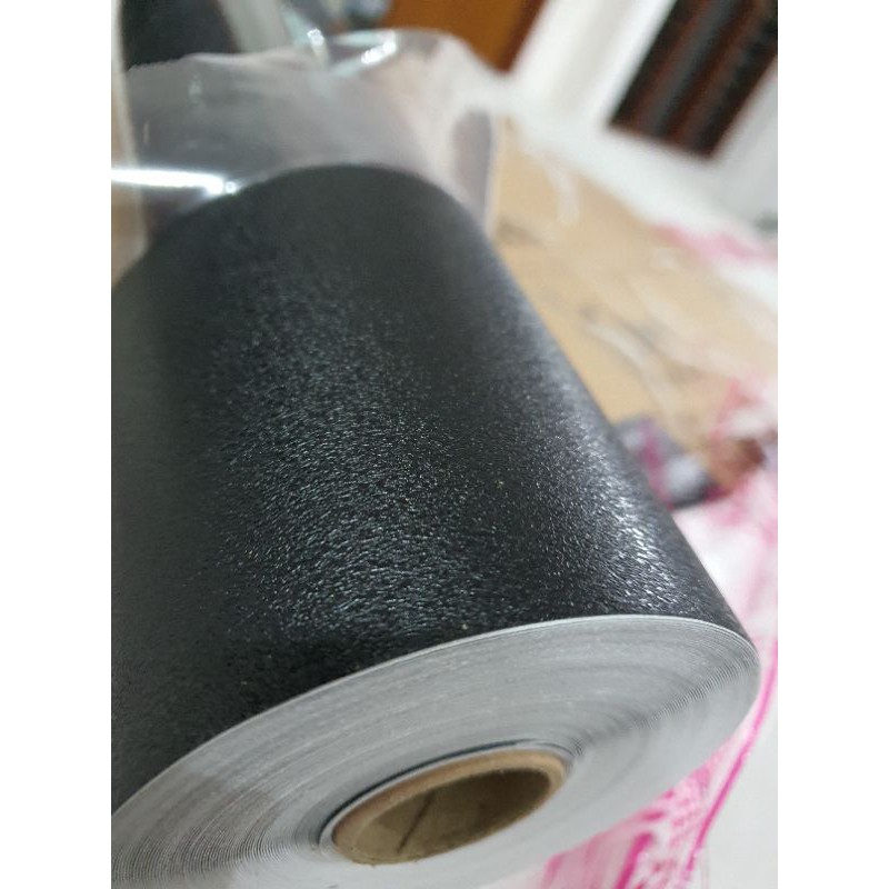 Jual Sticker Hitam Jeruk / kasar GoodFix 45Cm ( rol ) | Shopee Indonesia