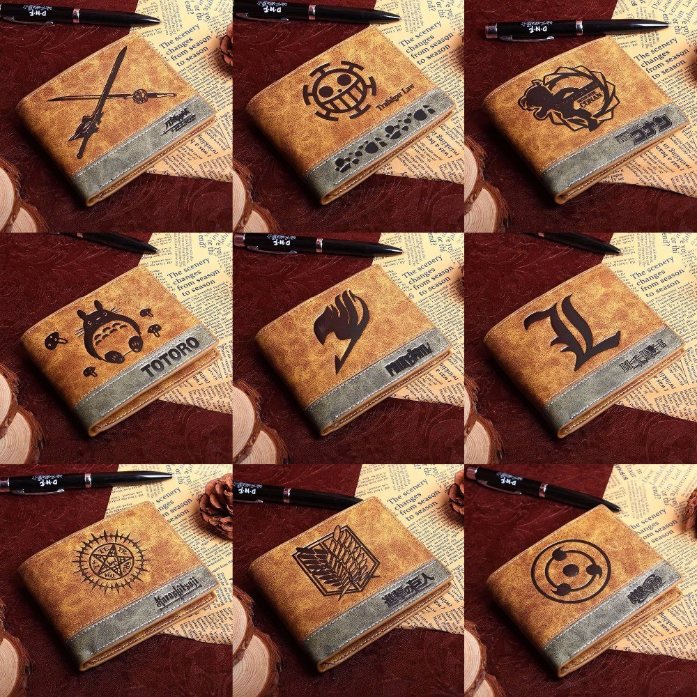 Jual [GRATIS ONGKIR] PU short wallet of Anime Black Butler Death Note ...