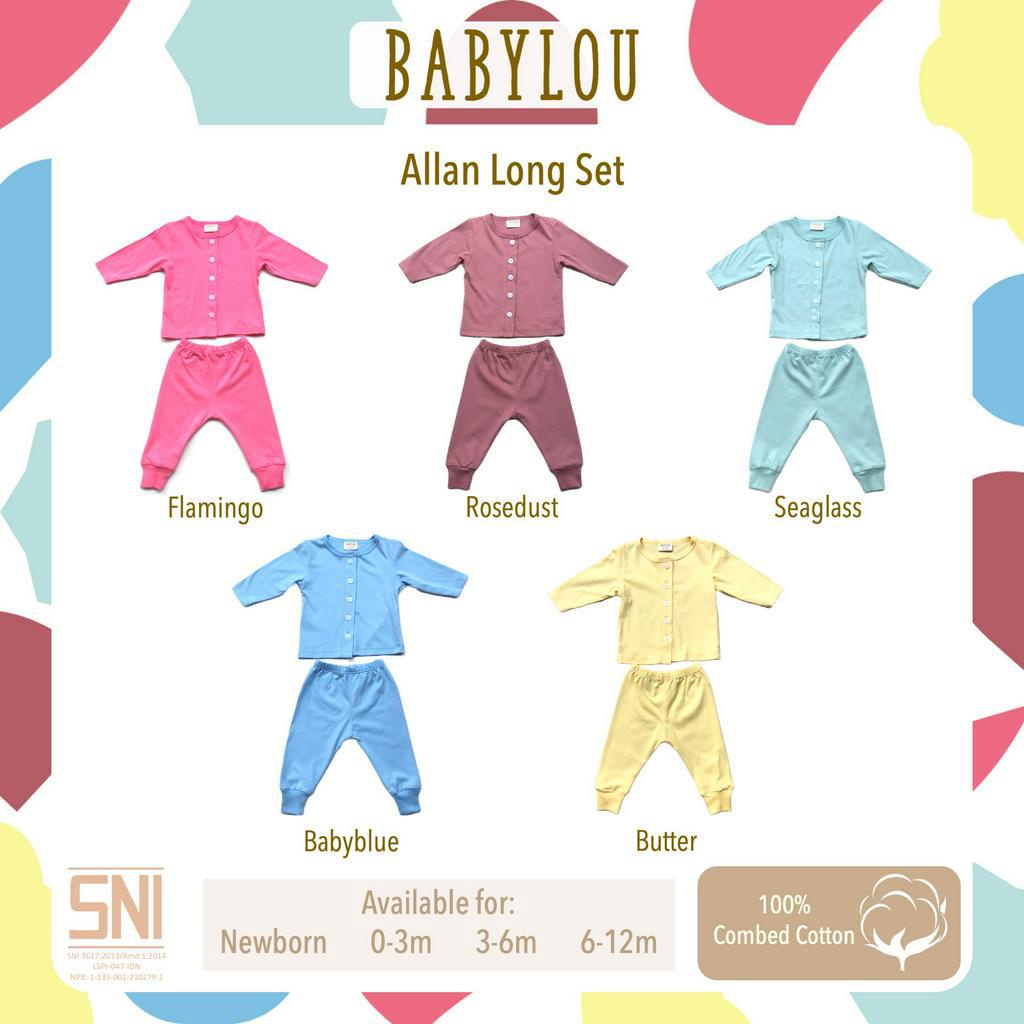 Jual Babylou Allan Long Set - Setelan / One Set Panjang Bayi | Shopee ...