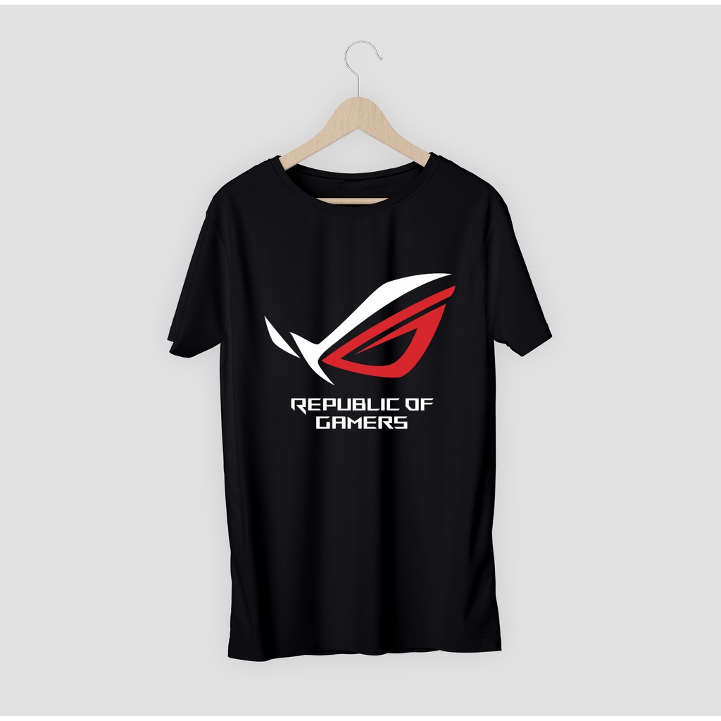 Jual T Shirt kaos baju ROG Kaos Distro Gaming republik of gamer ...