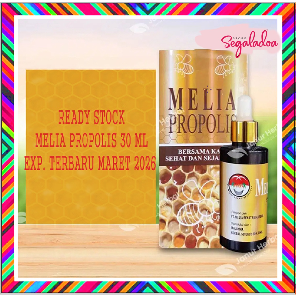 Jual PROPOLIS MELIA ORIGINAL KEMASAN BARU ISI 30 ML | Shopee Indonesia