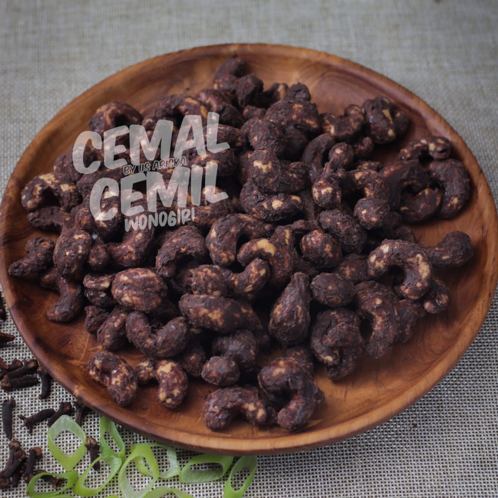 Jual (COKELAT) Kacang Mete/Mede/Cashew Nut FRESH Kemasan STANDING POUCH ...