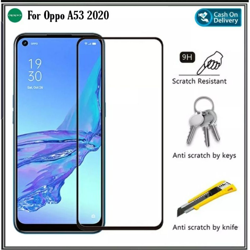Jual Tempred glass Full Lem Full Cover Oppo A77S/ A57 4G/5G 2022/ A16E ...