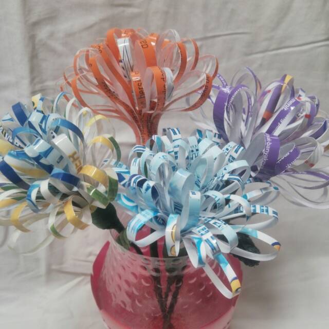 Jual Bunga Daur Ulang Plastik Bekas Kemasan Pounch Refill | Shopee ...