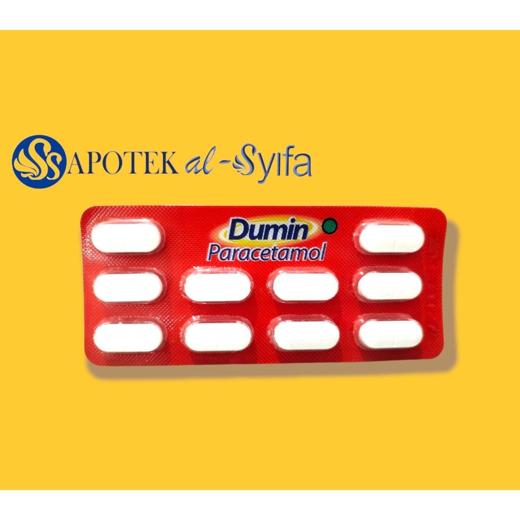 Jual Dumin 500mg Obat Turun Panas Demam | Pereda Sakit Kepala (1strip ...