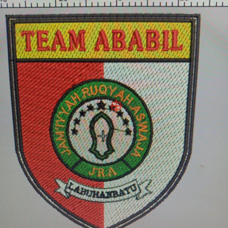 Jual Patch Bordir Logo Jam'iyyah Ruqyah Aswaja (JRA) Logo Team Ababil ...
