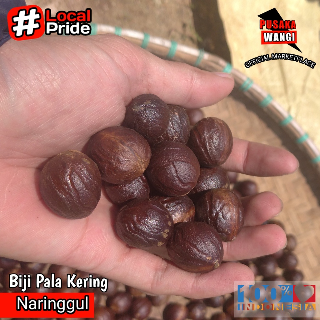 Jual Biji Pala 1 Kg Pala Kering Best Quality Rempah Ekspor | Shopee ...