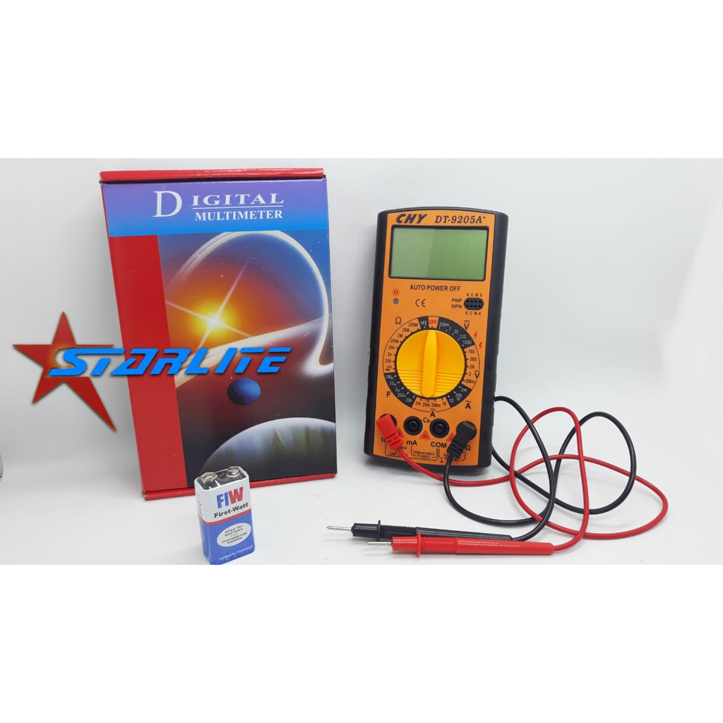 Jual MULTIMETER CHY-9205A PLUS DIGITAL | Shopee Indonesia