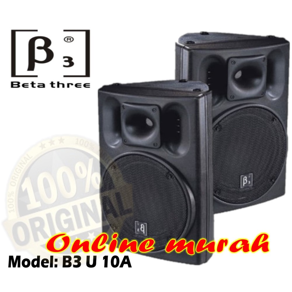 Jual speaker aktif beta 3 u10a u 10a u10 a 10 inch 2 buah original | Shopee Indonesia