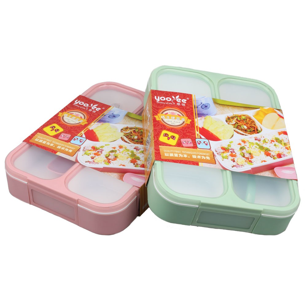 Jual LUNCH BOX YOOYEE 578 SEKAT 4/TEMPAT BEKAL ANTI TUMPAH/KOTAK MAKAN ...