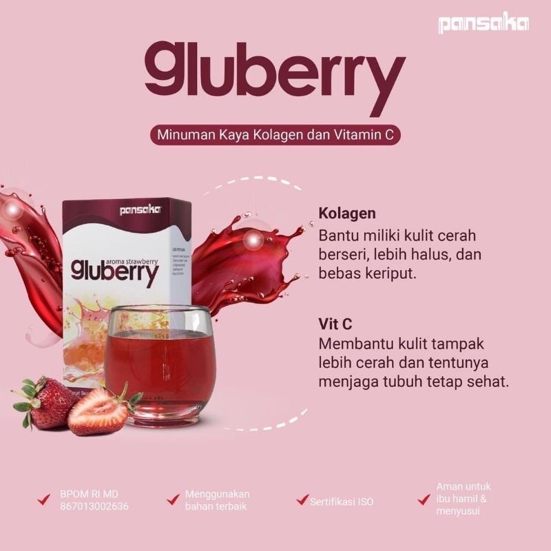 Jual gluberry pansaka (beli 2 gratis 1 box) | Shopee Indonesia