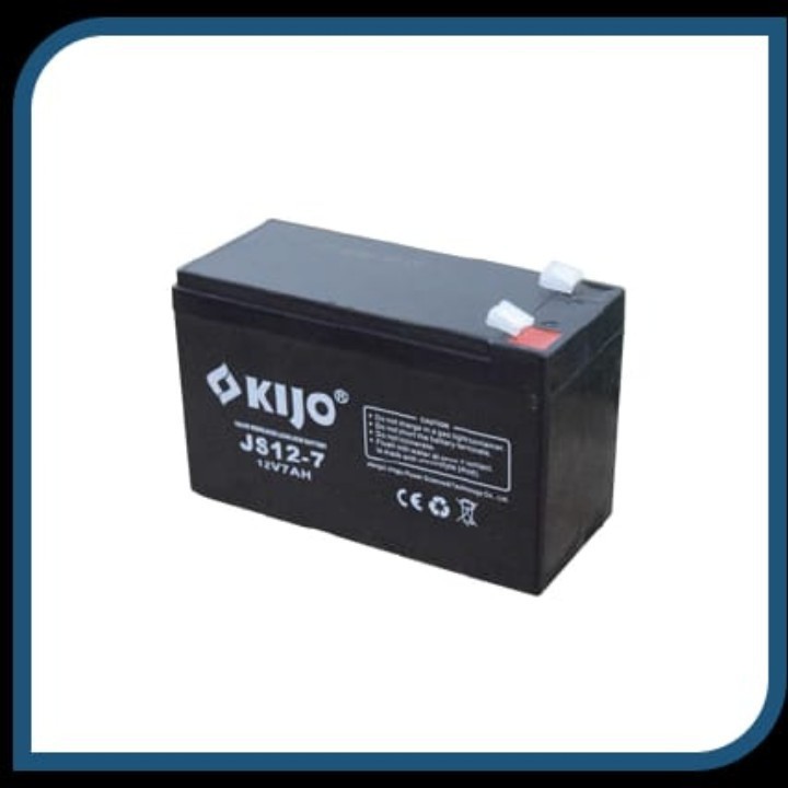 Jual Battery Ups 7AH Kijo-Battery Ups Apc -Ica - Aki Kering 12V 7Ah ...