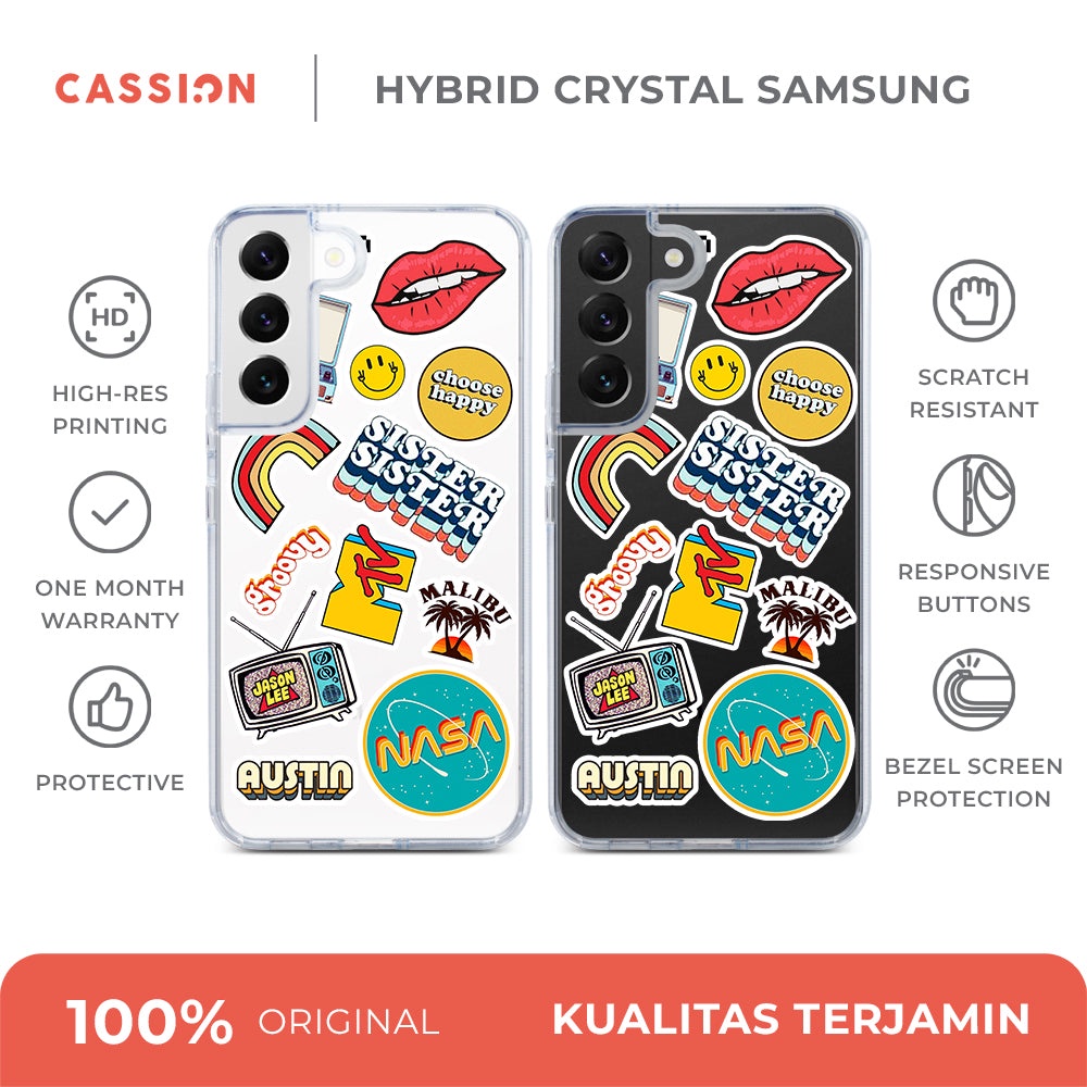 Jual Case Samsung S21 Ultra Samsung S21 Plus Hybrid Crystal CASSION ...