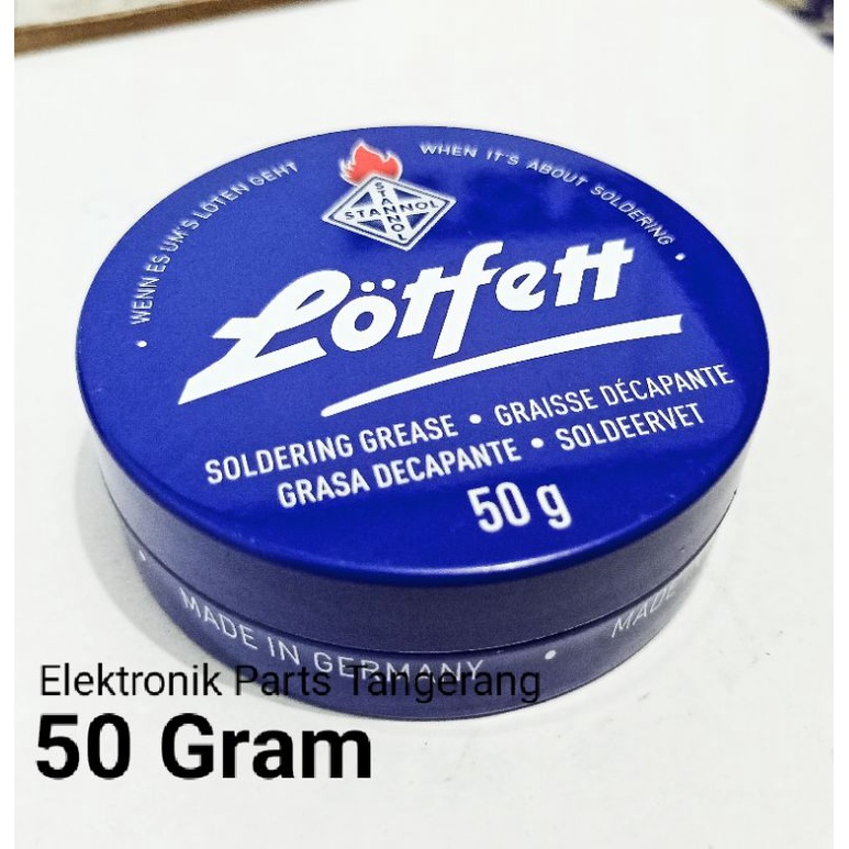 Jual LOTFETT 50 GRAM LOTFETT KALENG 50g MINYAK SOLDER 50GRAM LOTFET ...
