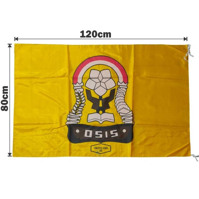Jual Bendera Osis Smp Ukuran 80x120cm | Shopee Indonesia