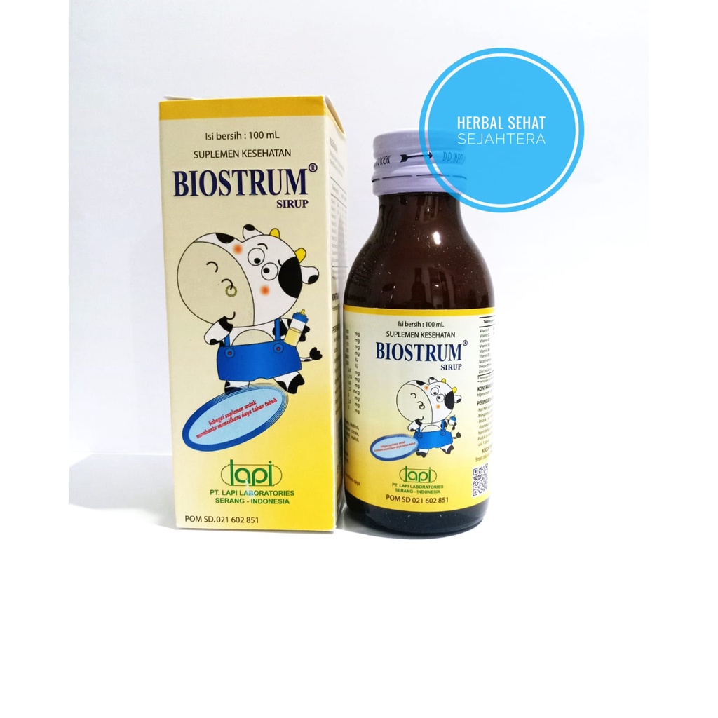 Jual BIOSTRUM SIRUP 100 ML Biostrum Sirup 100 ml - Suplemen untuk ...