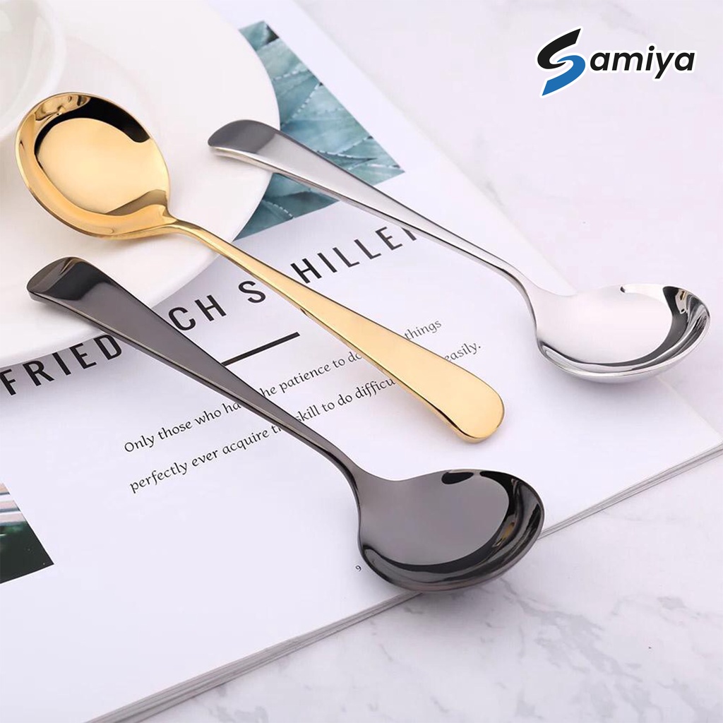 Jual cupping spoon coffee / sendok kopi stainless / sendok teh bulat ...