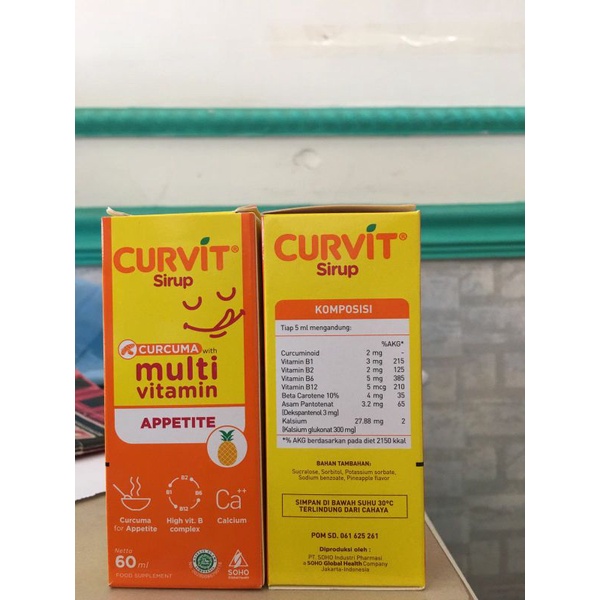 Jual curvit syrup 60 Ml | Vitamin gemuk | penambah nafsu makan | Shopee ...