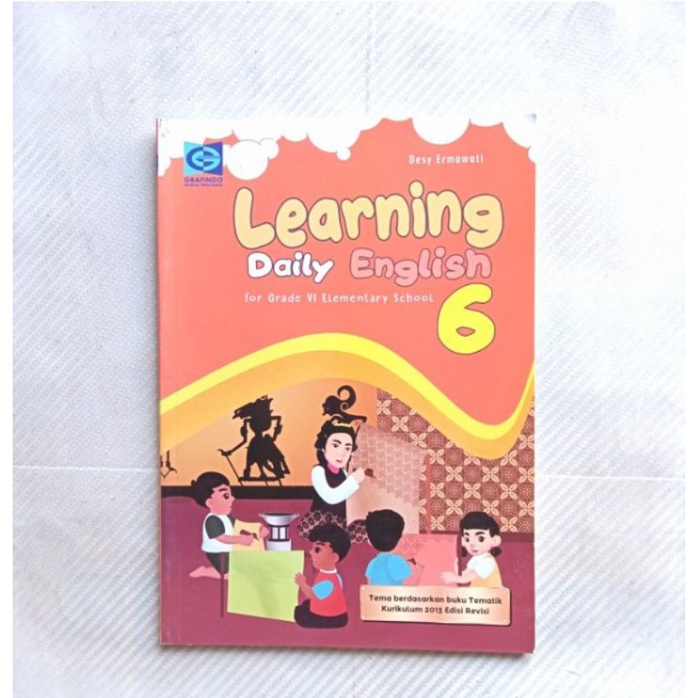 Jual Learning Daily English Kelas 6 SD MI | Shopee Indonesia