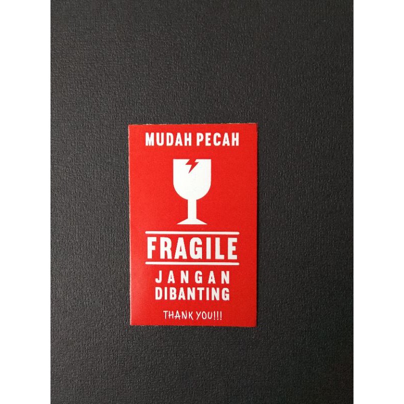 Jual Label Fragile Fragile Sticker Sticker Fragile Sticker Label