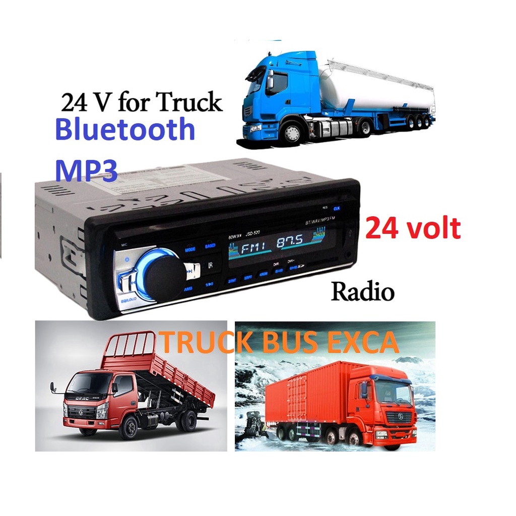 Jual Tape Audio Mobil Truck dan Bus auto voltage 12 volt 24 Volt single ...