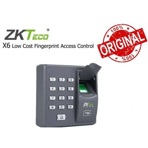 Jual ZKTeco X6 ACCESS CONTROL DOOR FINGERPRINT RFID Dan PIN | Shopee Indonesia