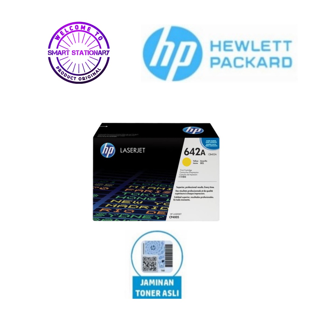 Jual HP 642A YELLOW Original Laserjet Toner Ink Cartridge (CB402A) | Shopee Indonesia
