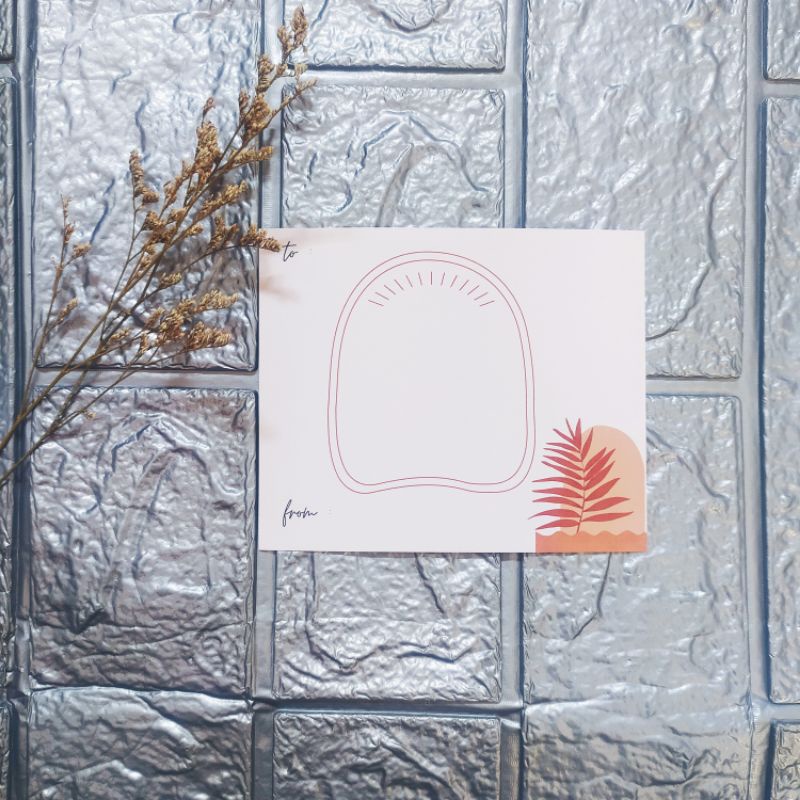 Jual (Min Order Rp10rb)Kartu Ucapan Kosong Gift Card Greeting Card ...