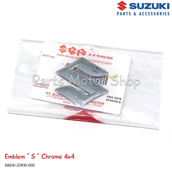 Jual Emblem Logo S Chrome 4x4 Original Suzuki GSX-R150 | Shopee Indonesia