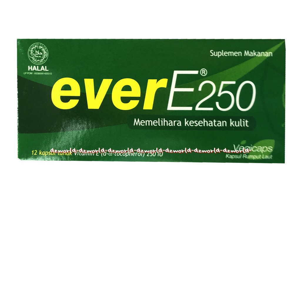 Jual Ever E 250 Vitamin Lunak 12kapsul Natur E Kapsul Vitamin E Untuk ...