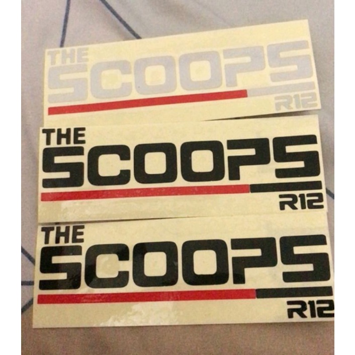 Jual stiker the Scoops r12 cutting sticker Honda Scoopy | Shopee Indonesia