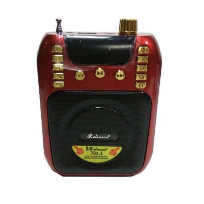 Jual Speaker Pinggang + Mic Rolinson Rl 4012 | Shopee Indonesia