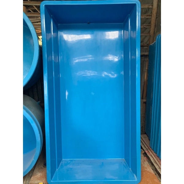 Jual box kolam ikan besar bak fiber kotak 200x100x40 | Shopee Indonesia
