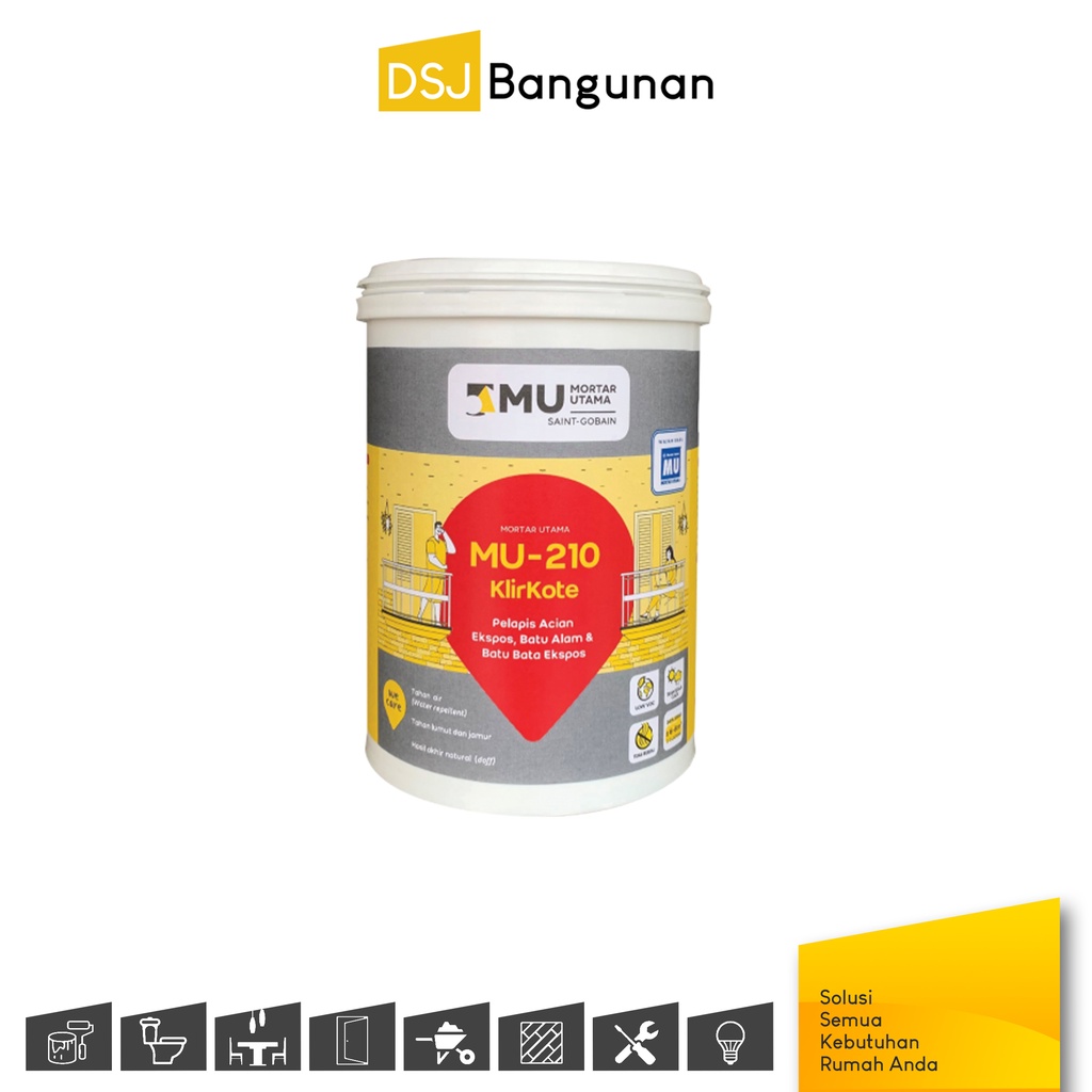 Jual Mortar Utama MU–210 KlirKote 1kg | Shopee Indonesia