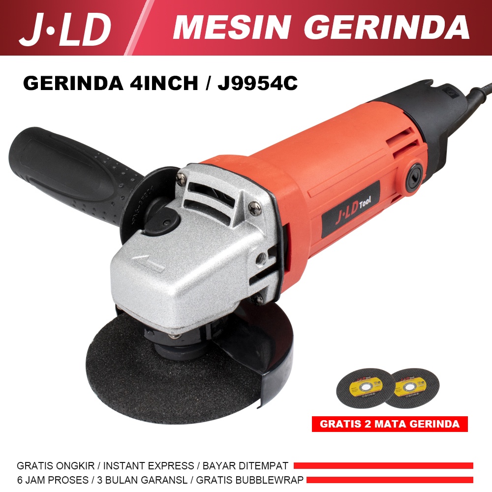 Jual JLD Mesin Gerinda tangan murah 4INCH J9954C / Angle Grinder Multifunction J9554C / GURINDA ...