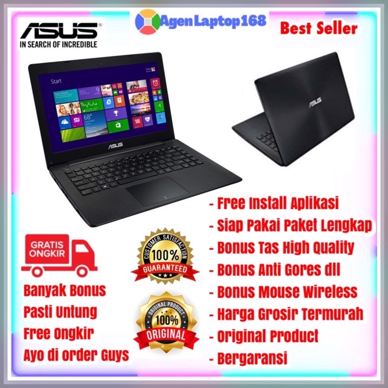 Jual LAPTOP ASUS 14 DVD X453S RAM 4GB HDD 500 GB WINDOWS 10 ORIGINAL ...