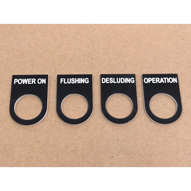 Jual 22mm Grafir Name Plate Panel / Name Tag / Plat Ukir / Plat Nama ...